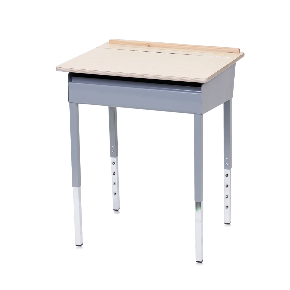 Two-section lift lid student desk - Alpha Vico