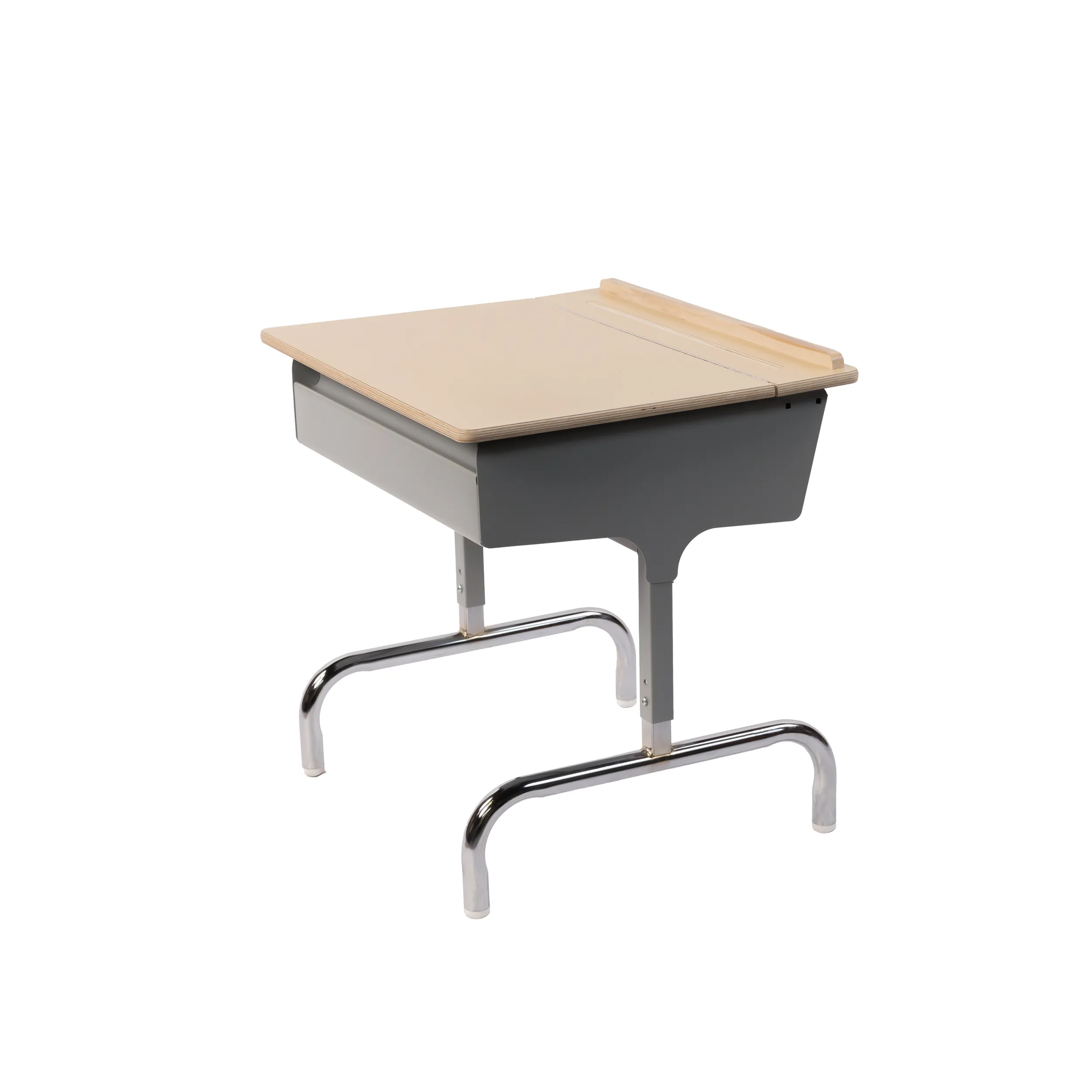 Two-section lift lid student desk - Alpha Vico